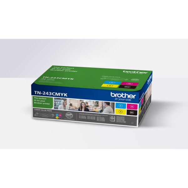 BROTHER Toner Multipack CMYK TN-243CMYK HL-L3210CW 1000 Seiten | Kopierpapier.ch