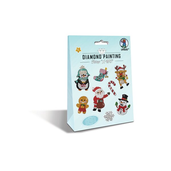 URSUS Diamond Sticker X-MAS 43500008 10x15 cm 2 Bogen | Kopierpapier.ch